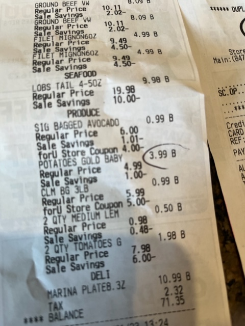 Always, always check your store receipts – The No Salt, No Fat, No ...